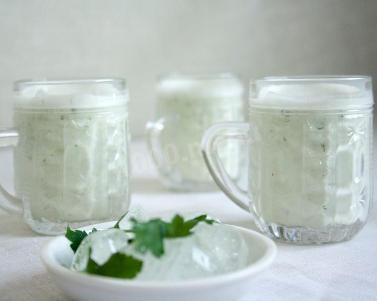 Ayran with homemade yogurt recipe with photos step by step