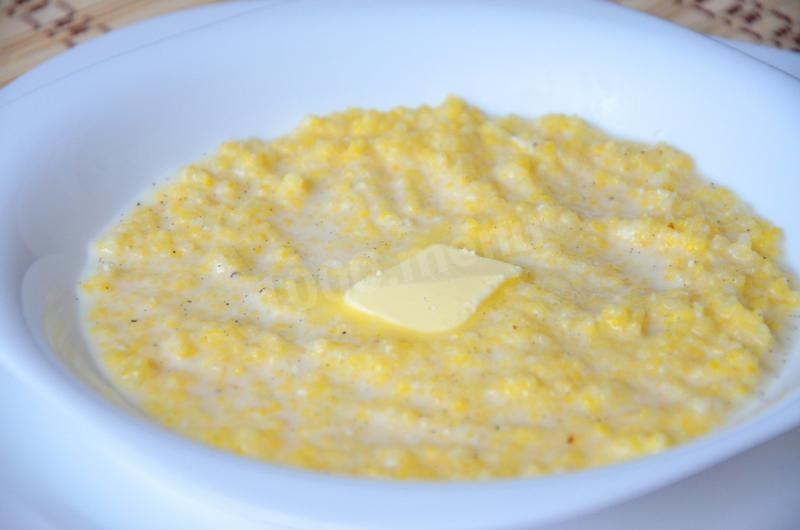 Corn porridge in a steamer recipe with photos step by step