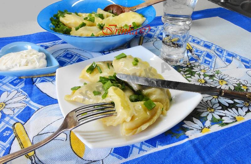 Steamed dumplings in a double boiler recipe with photos step by step