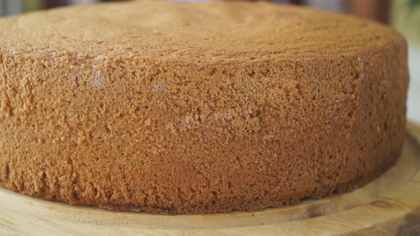 How to make a simple fluffy sponge cake recipe with photos step by step