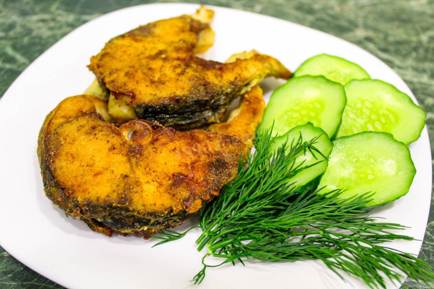 Fried mullet in a frying pan recipe with photos step by step