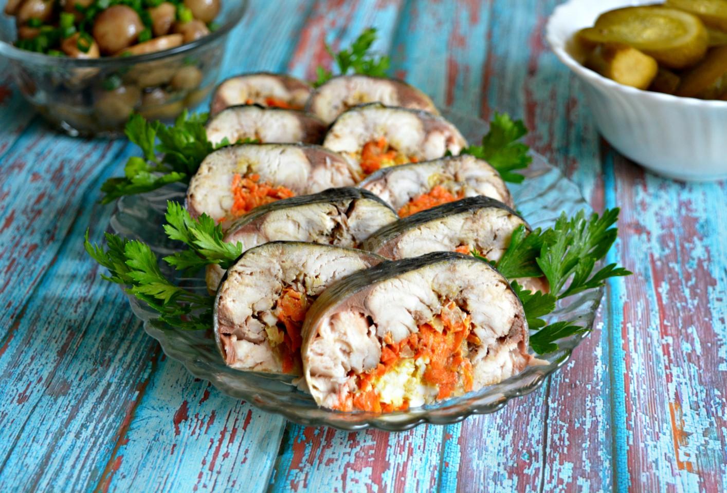 Royal mackerel roll recipe with photos step by step