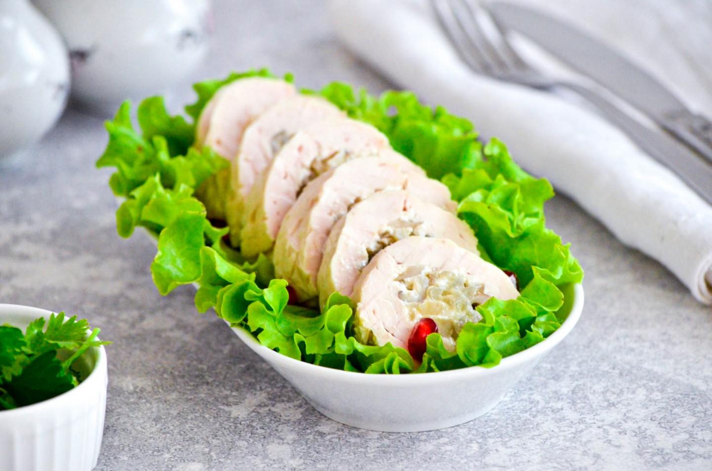 Turkey roll in the oven recipe with photos step by step