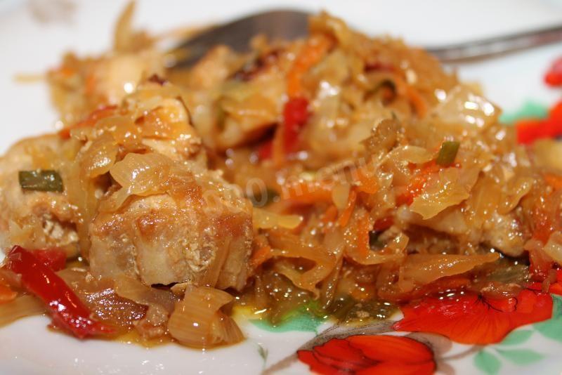 Bigus with meat and sausage recipe with photos step by step