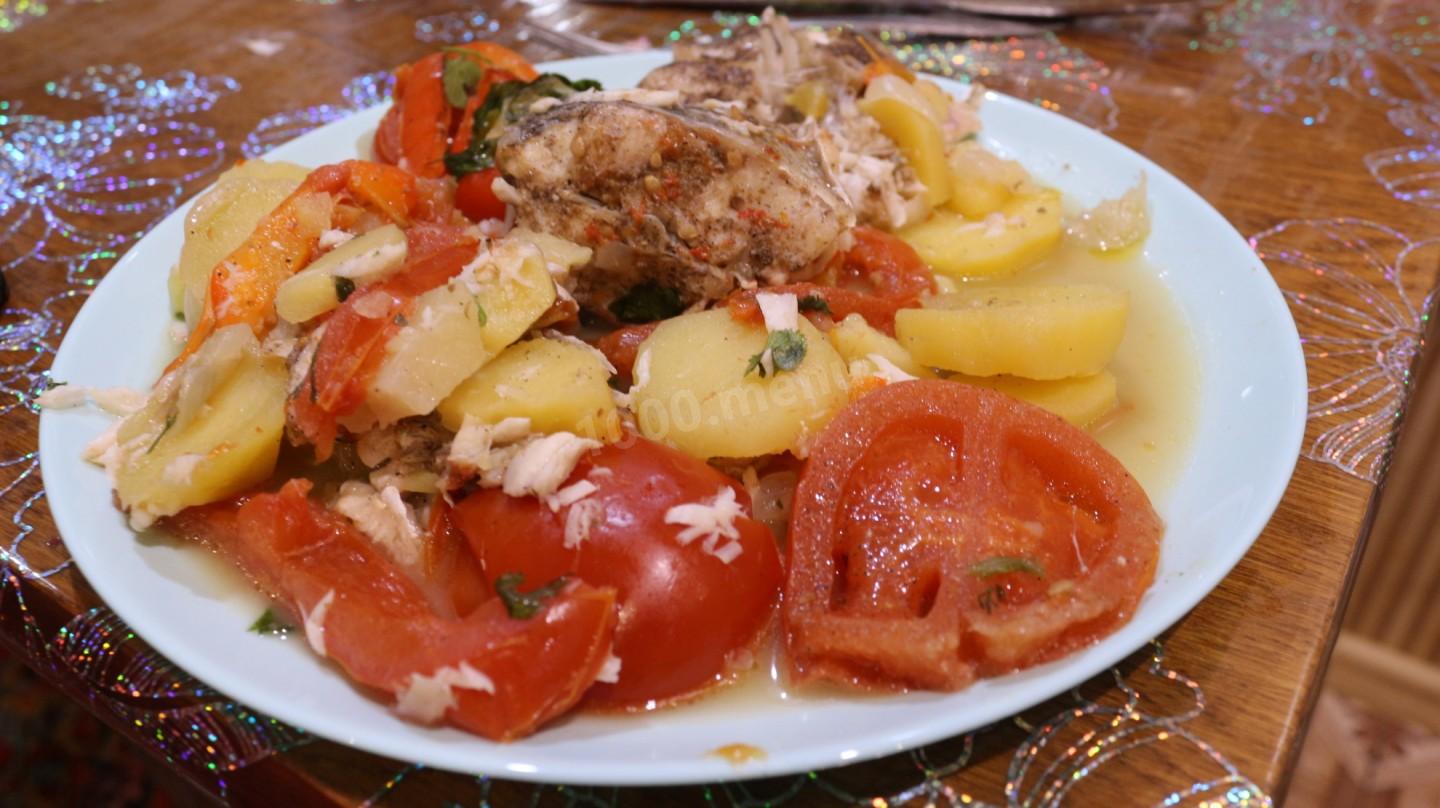 Buglama from fish recipe with photos step by step