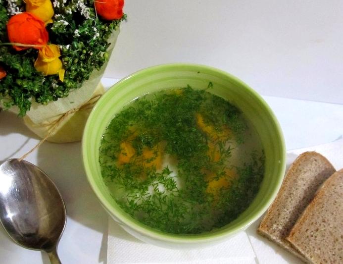 Fish soup from pollock fillet with rice recipe with photos step by step