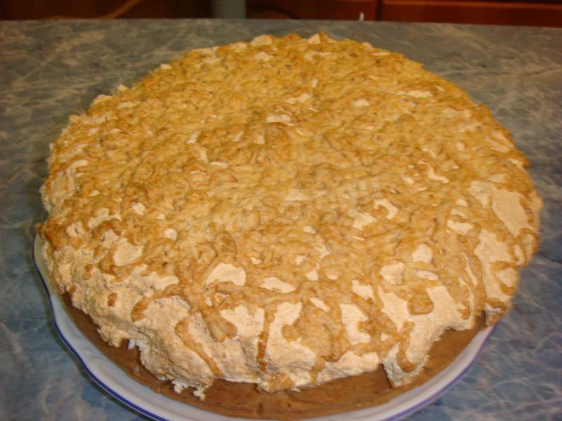 Apple meringue cake recipe with photos step by step