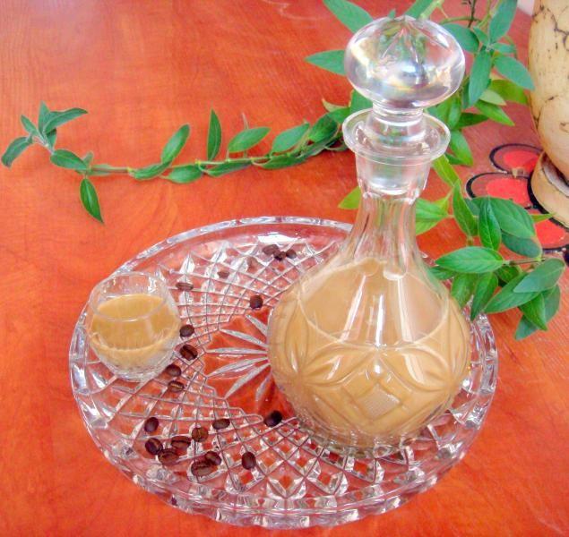 Homemade coffee liqueur recipe with photos step by step