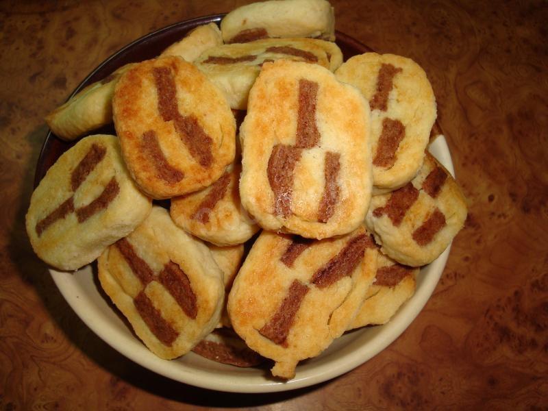 Chess cookies recipe with photos step by step